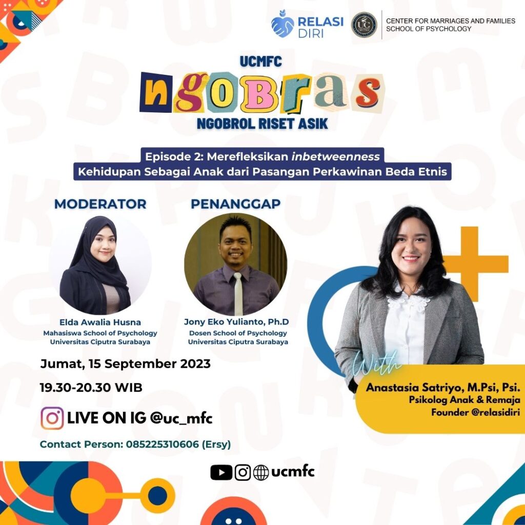 NGOBRAS (NGOBrol Riset ASik) Eps.2 - Universitas Ciputra Marriage and Family Center