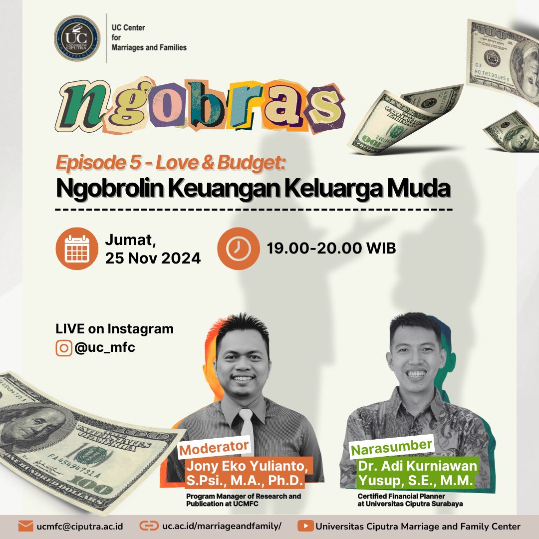 Ngobrolin Keuangan Keluarga Muda - Universitas Ciputra Marriage and Family Center